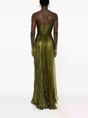 IRIS SERBAN Leila Maxi Dress - Green