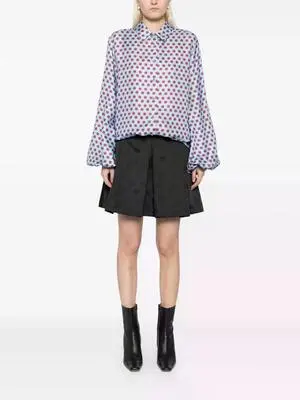MACGRAW Scholarship" Printed Silk Shirt