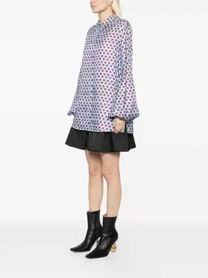 MACGRAW Scholarship" Printed Silk Shirt