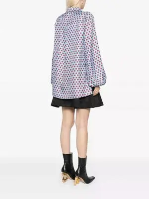 MACGRAW Scholarship" Printed Silk Shirt