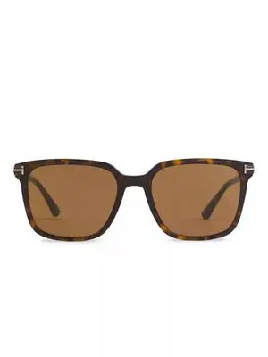 TOM FORD Guilliana Tortoiseshell Sunglasses - Brown