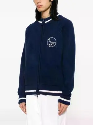 Kiton Logo Patched Jacket