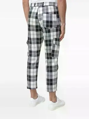 MTL STUDIO Checked Trousers