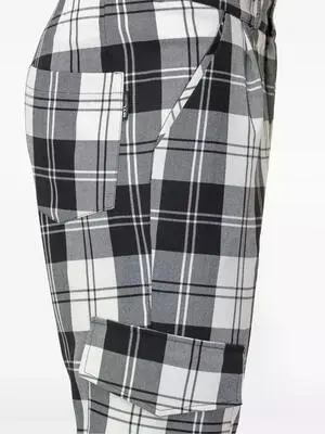 MTL STUDIO Checked Trousers
