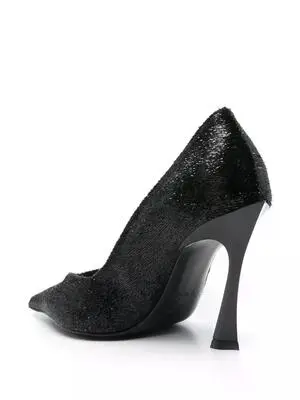 MUGLER 105mm Lurex Pumps