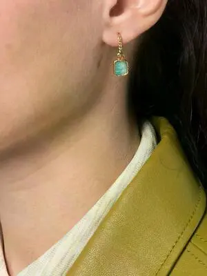 MISSOMA Mini Amazonite Hoop Earrings