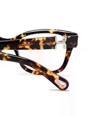 Chloé Square-frame Glasses - Brown
