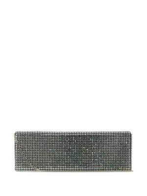 Amina Muaddi Paloma Embellished Clutch Bag