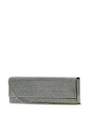 Amina Muaddi Paloma Embellished Clutch Bag