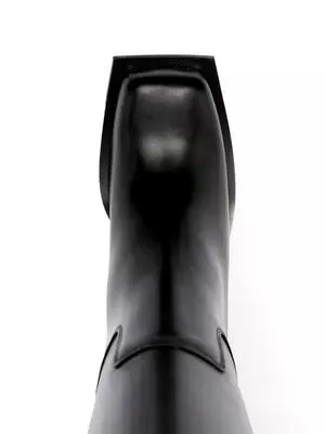 GIABORGHINI Square-toe Leather Boots