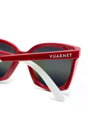 Vuarnet Square Frame Sunglasses - Red