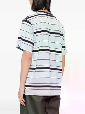 A BATHING APE Stripe T-shirt - Blue
