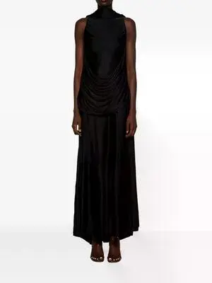 Loewe Anagram Pebble-detail Maxi Dress