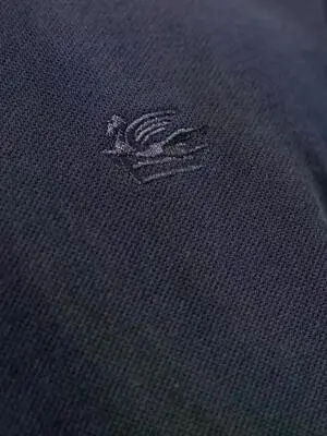 Etro Logo-embroidered Cotton Polo Shirt