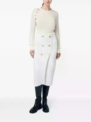 Ports 1961 Wool Jumper With Logo-engraved Buttons