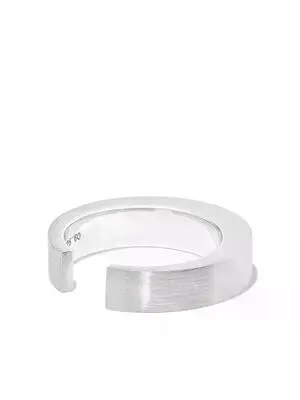 Tom Wood Open-front Sterling Ring - Silver