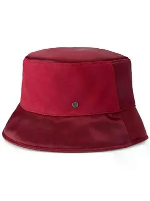 MAISON MICHEL Axel Cotton Bucket Hat - Red