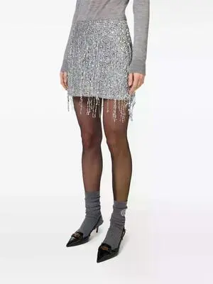 Elisabetta Franchi Sequin-embellished Mini Skirt