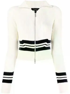 Rag & Bone Stripe-detail Ribbed Jumper - Neutrals