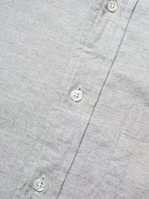 Thom Browne Long-sleeve Chambray Shirt - Grey