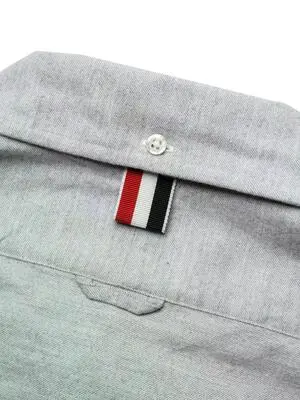 Thom Browne Long-sleeve Chambray Shirt - Grey