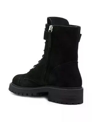 GIUSEPPE ZANOTTI Alexa Logo Plate Boots