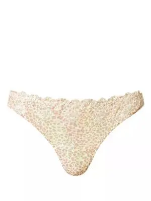 TWINSET Leopard-print Tulle Thong - Neutrals