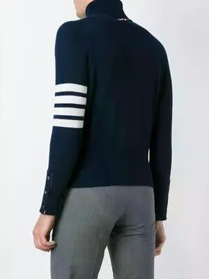 Thom Browne 4-bar Stripe Cashmere Turtleneck