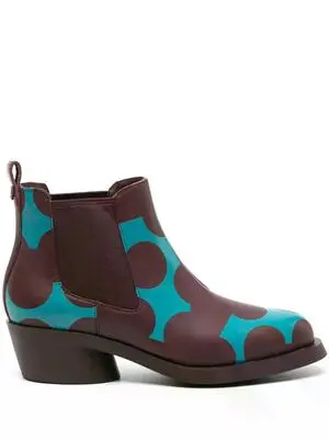 Camper Bonnie 50mm Calf-suede Ankle Boots