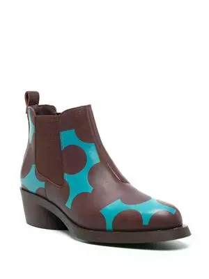 Camper Bonnie 50mm Calf-suede Ankle Boots
