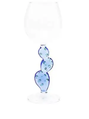 ICHENDORF MILANO Cactus-motif Asymmetric Wine Glass - Neutrals