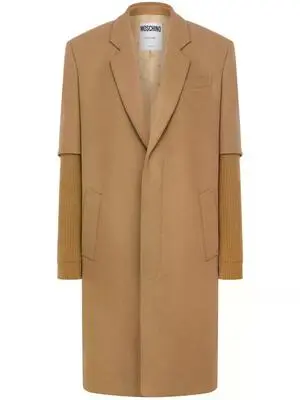 Moschino Notched-lapels Single-breasted Coat