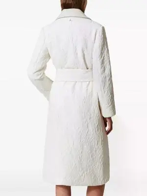 TWINSET Embossed Double-breasted Coat