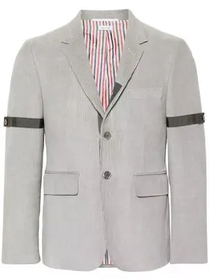 Thom Browne Single-breasted Corduroy Blazer - Grey
