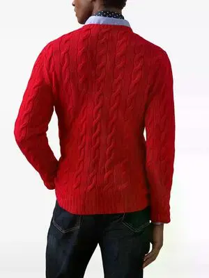 Ralph Lauren Purple Label Cable-knit Cashmere Sweater