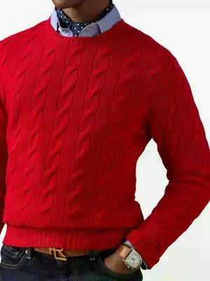 Ralph Lauren Purple Label Cable-knit Cashmere Sweater