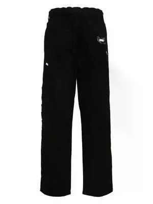 AAPE BY *A BATHING APE Logo-patch Jeans - Black