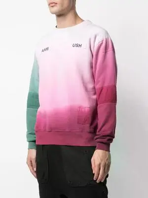 AMBUSH Logo-print Ombré Sweatshirt - Pink