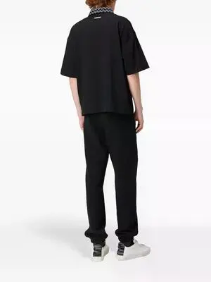 Missoni Chevron Knit-insert Cotton Polo Shirt
