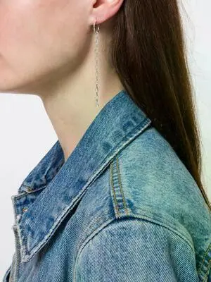 COUP DE COEUR Chain Hoop Earrings