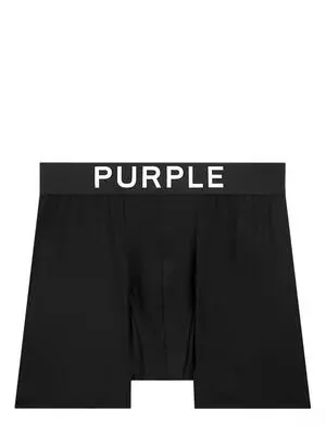 PURPLE BRAND Logo-print Boxer Briefs - Black