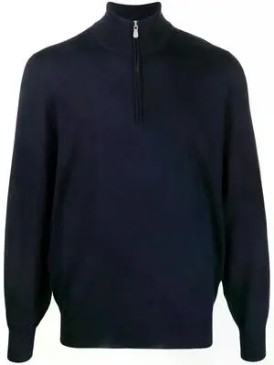 Brunello Cucinelli Half-zip Knitted Jumper