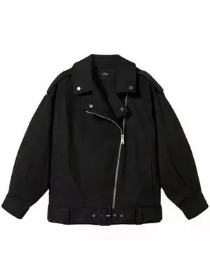 TWINSET Belted Biker Jacket