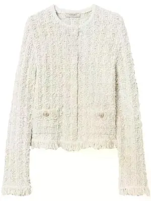 TWINSET Tweed Lurex Jacket