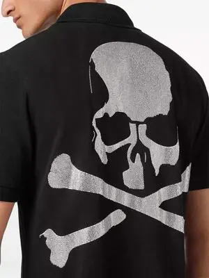 Philipp Plein Logo-patch Cotton Polo Shirt