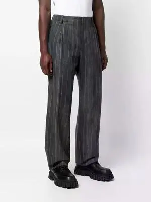 Versace Striped Tailored Trousers