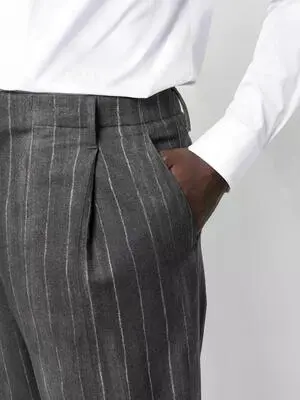 Versace Striped Tailored Trousers