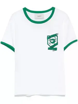 Coperni Embroidered T-shirt - White