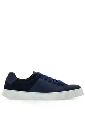 FERRAGAMO Lace-up Leather Sneakers
