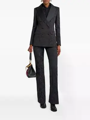 Etro Double-breasted Jacquard Blazer